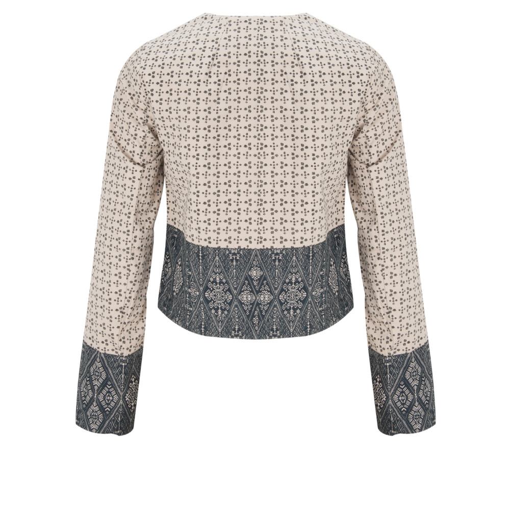 Noa Noa Chicago Long Sleeve Jacket in Dark Navy