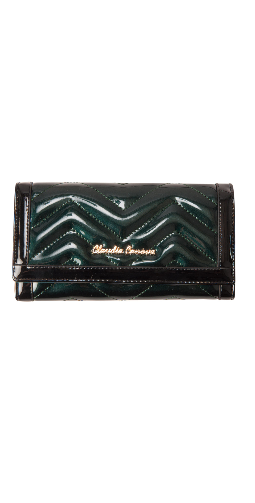 Claudia Canova Vice Versa Flapover Purse in Green