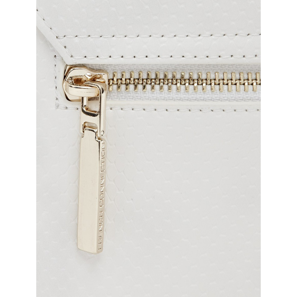 French Connection Ines Cross Body Bag in White Snake