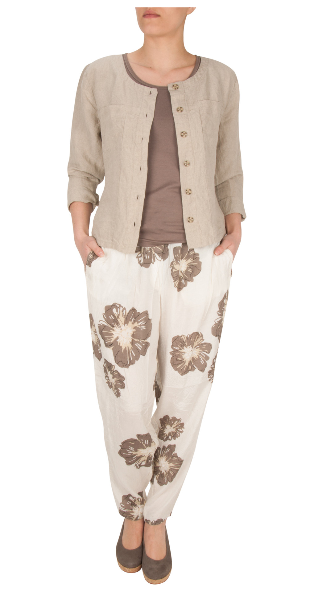 Masai Clothing NEW - Paradis Trousers in Latte