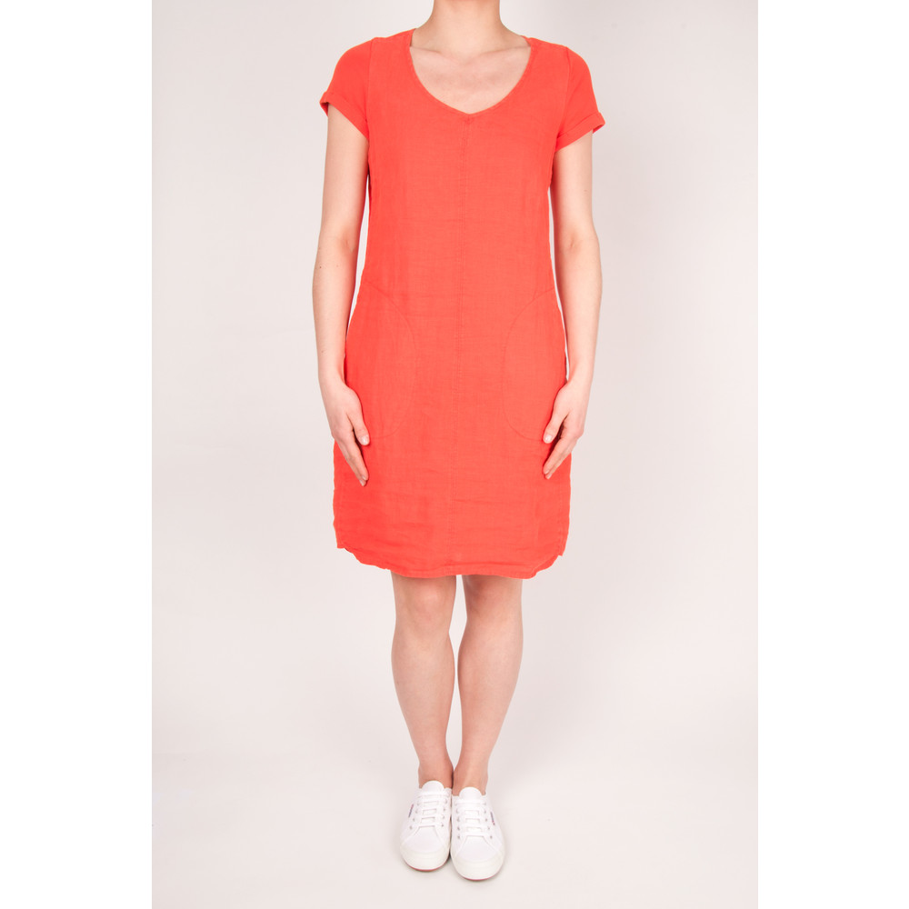 Sandwich Clothing Linen Garment Dye Dress in Fiesta