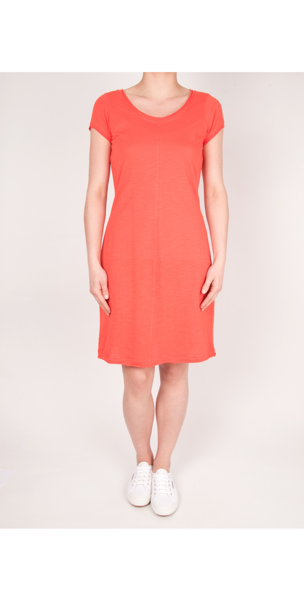 Sandwich Clothing Essentials Cotton Slub Dress in Fiesta