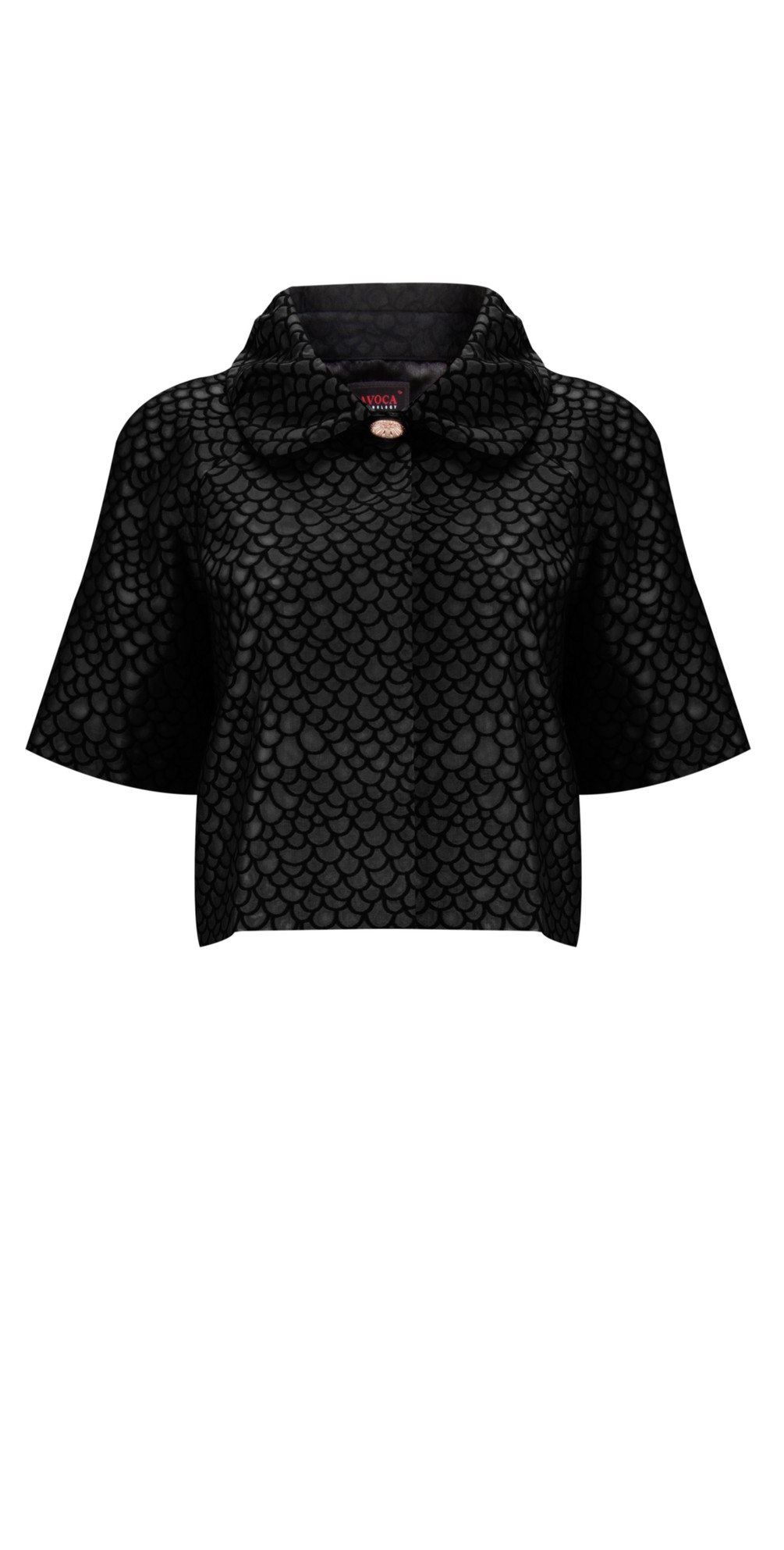 Avoca Cache Short Jacket in Black