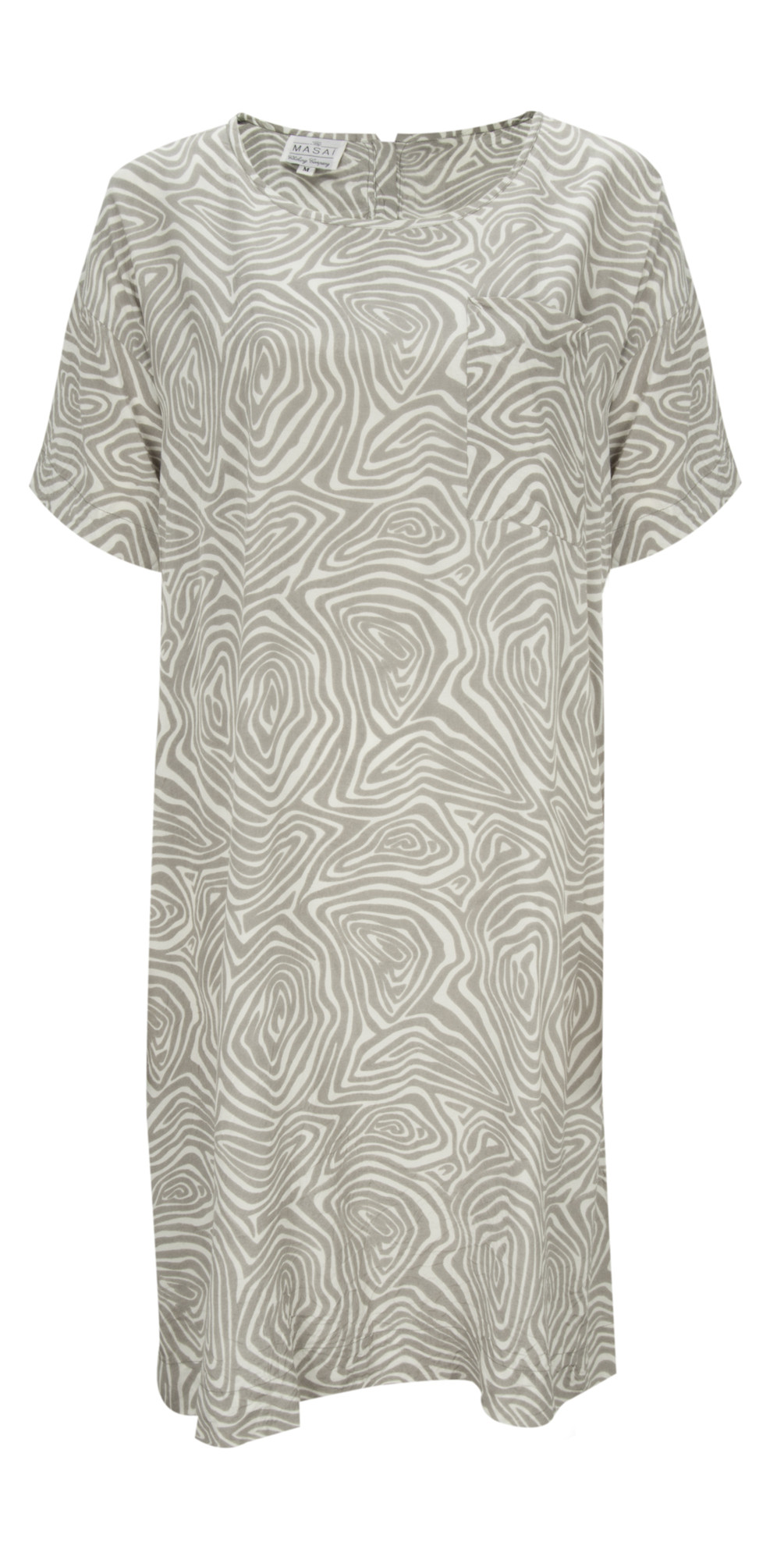 Masai Clothing Nanu Dress in Khaki Print