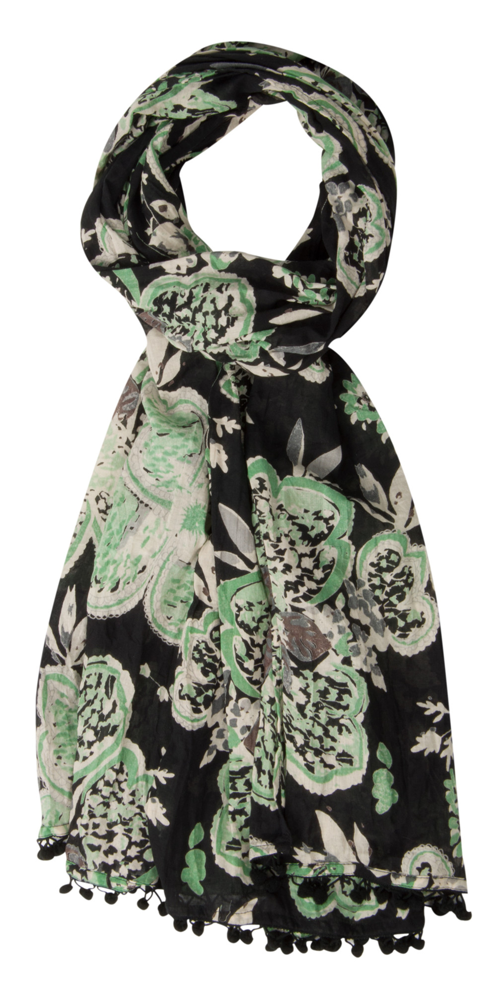 Masai Clothing Alain Scarf in Cilantro Print