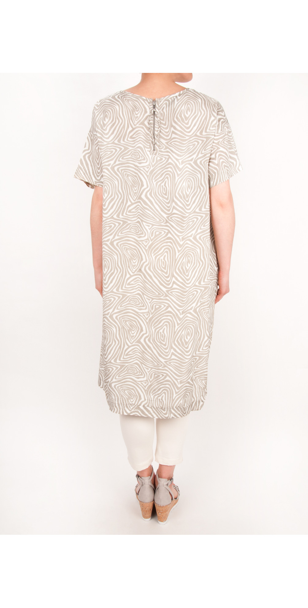 Masai Clothing Nanu Dress in Khaki Print