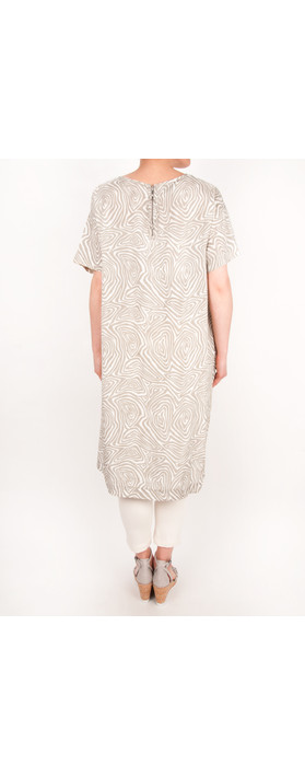 Masai Clothing Nanu Dress in Khaki Print