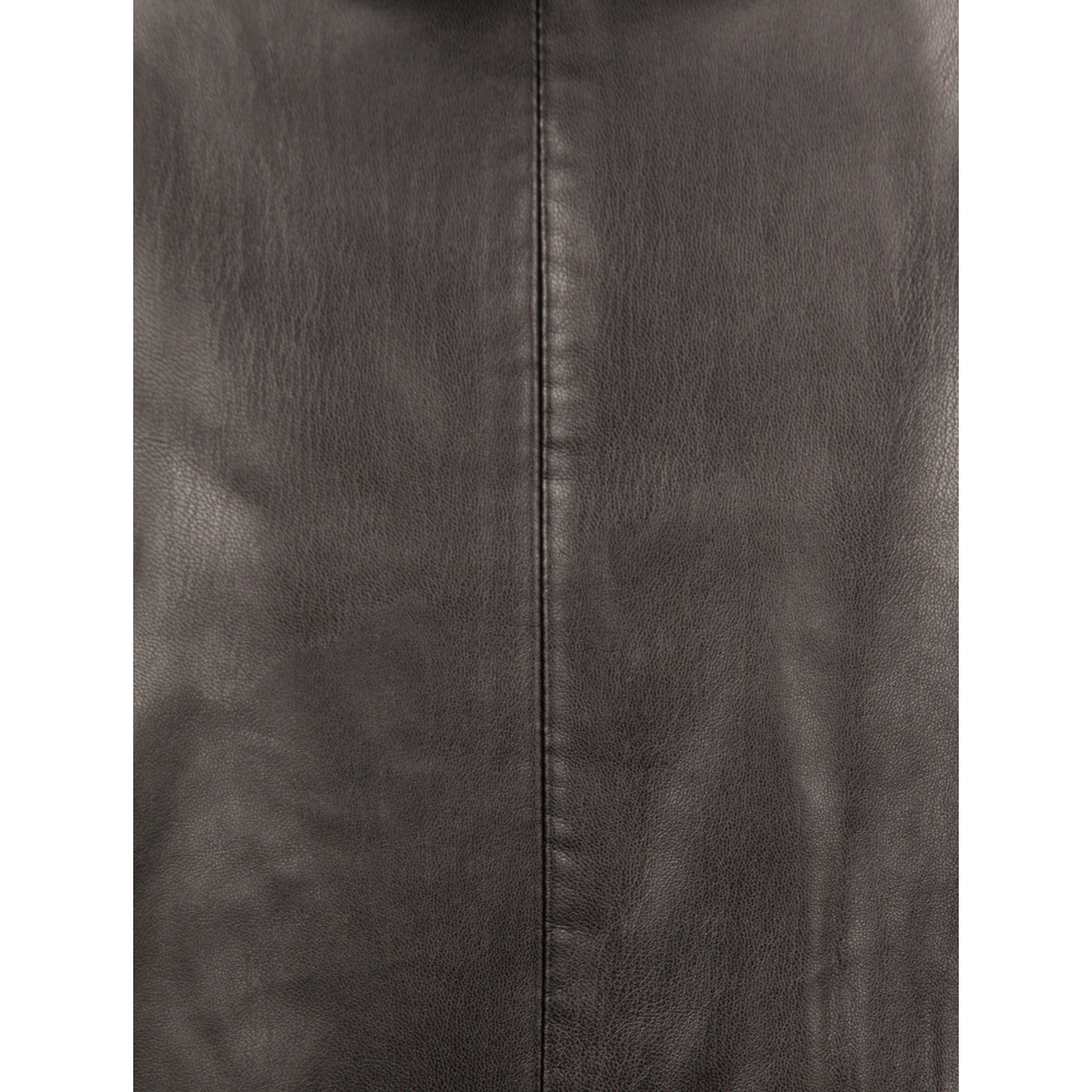French Connection Patrice Faux Leather Skirt in Black