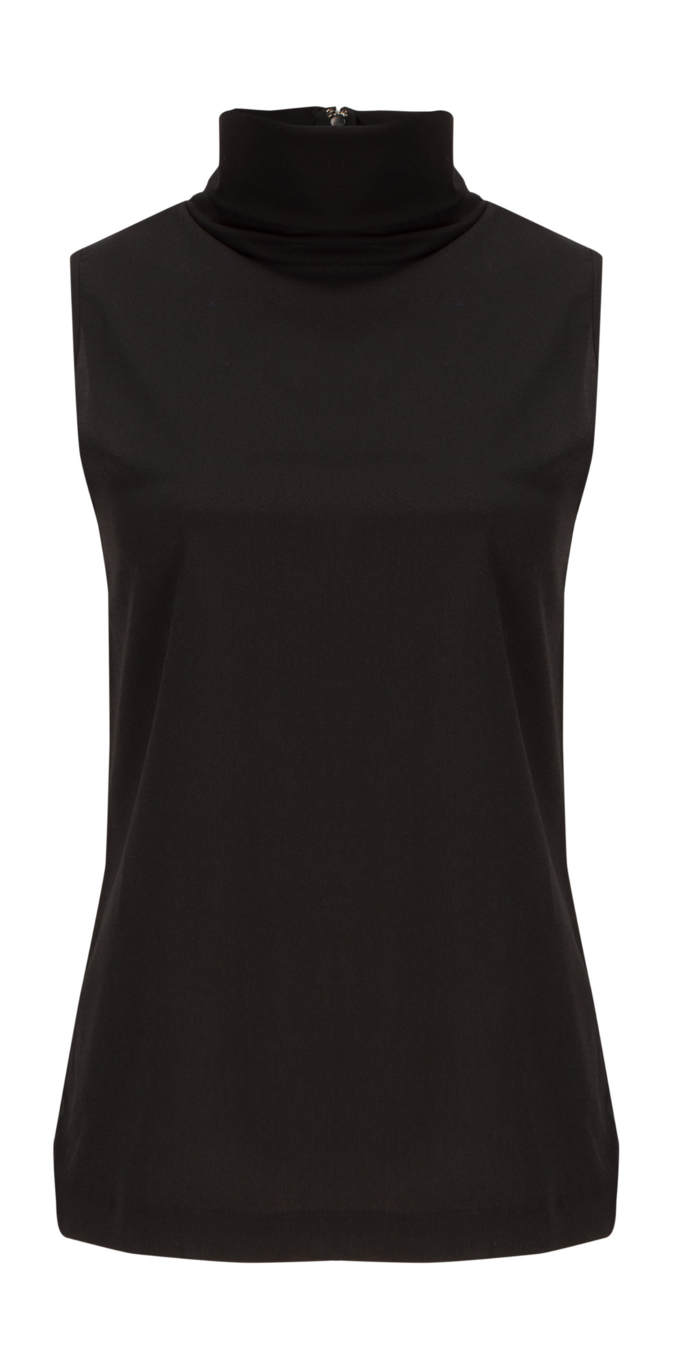 French Connection Polly Plains Top in Black