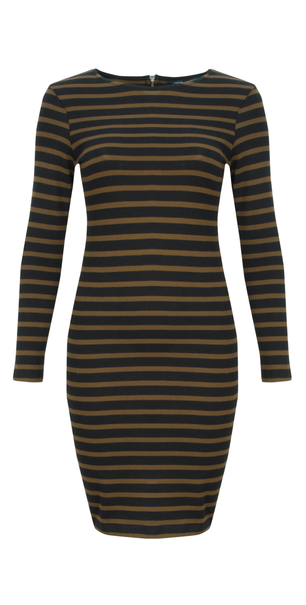 French Connection French Stripe Dress in Black