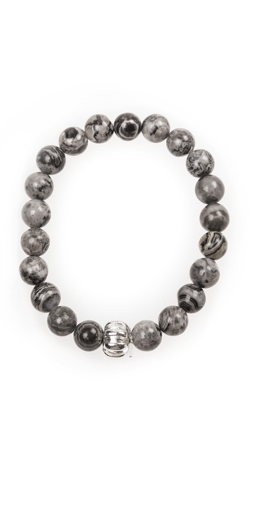 Pranella Laurie Orb Braclet in Grey
