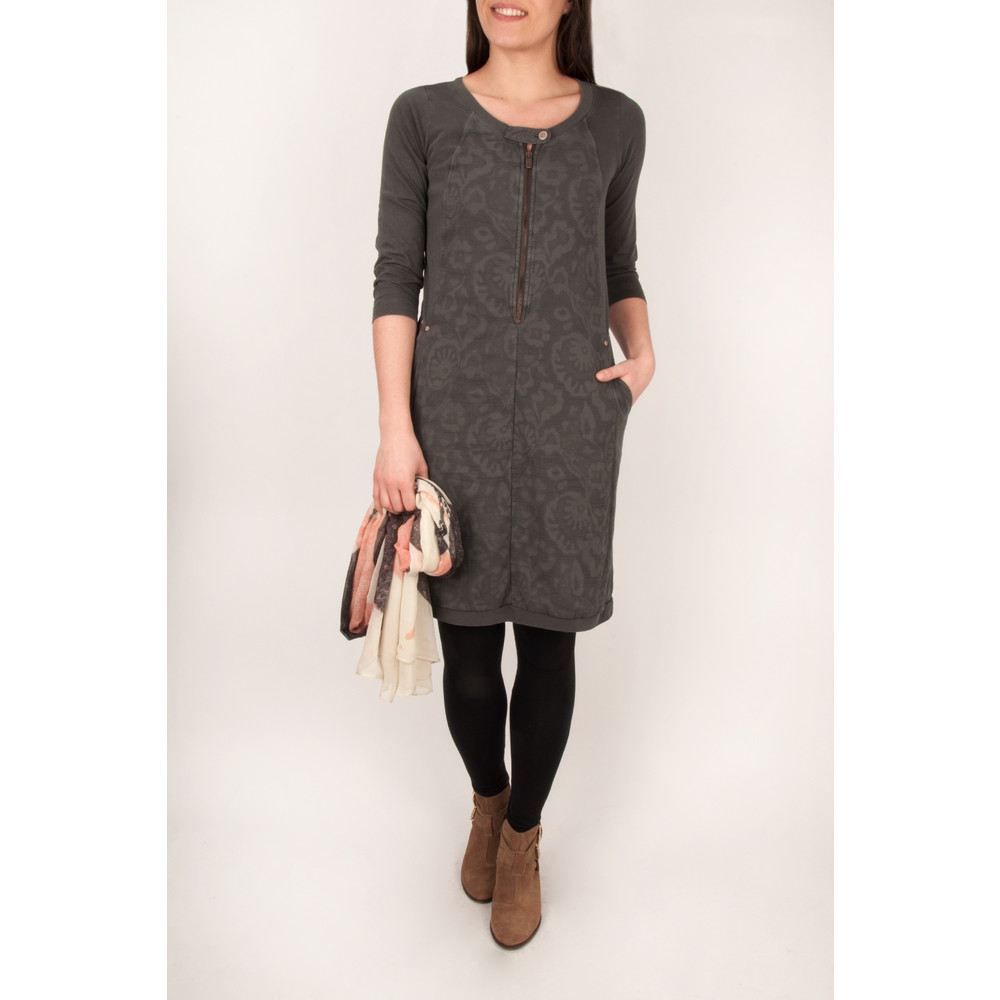 Sandwich Clothing Textured Jersey Dress in Iron