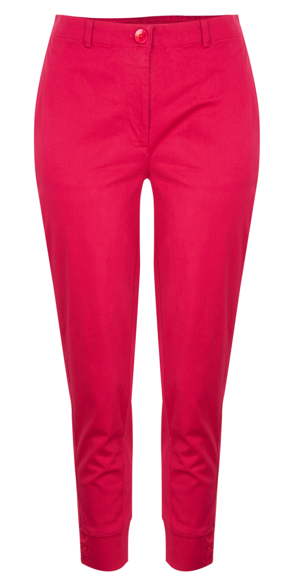 Masai Clothing Pag Slim Fit Trouser in 601-Berry