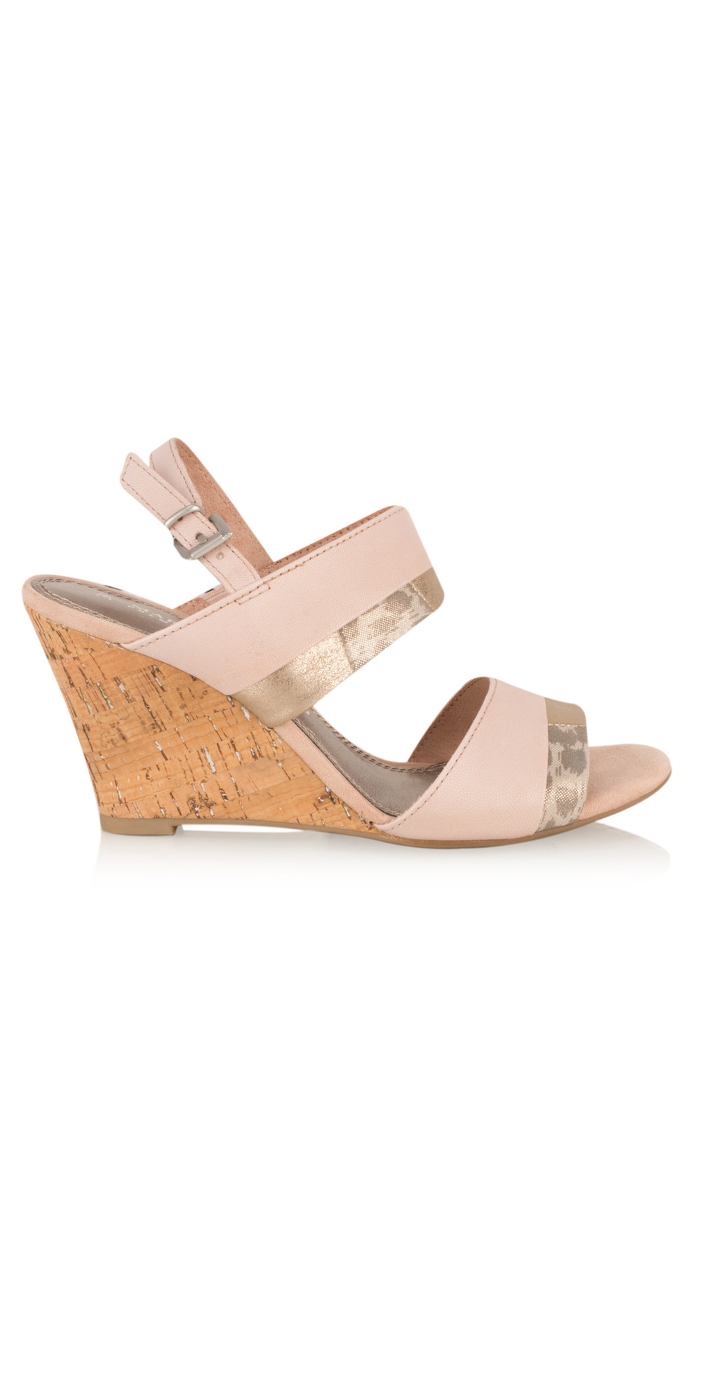 Marco Tozzi Wedge Sandal in Rose