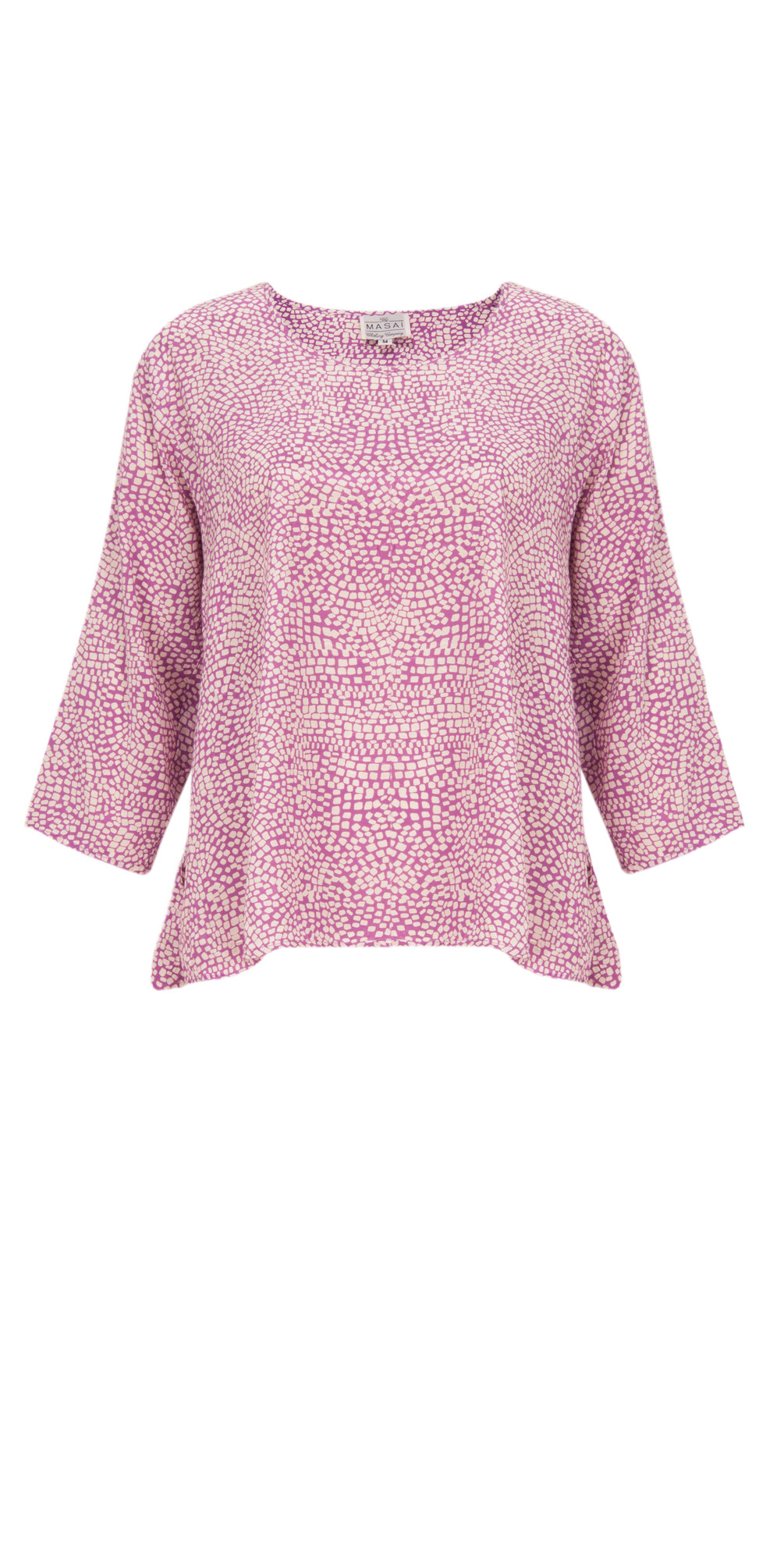 Masai Clothing Daisy Top in 771-Orchid Print