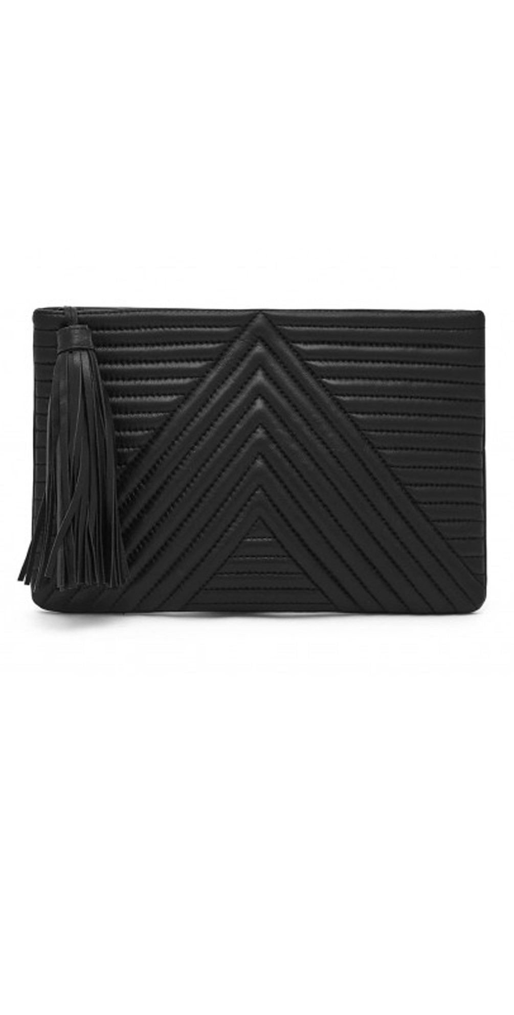 HButler Mighty Purse Geo Clutch in Black