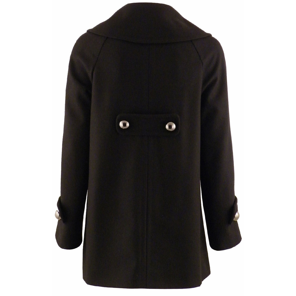 French Connection Kitty Wool Coat in Black
