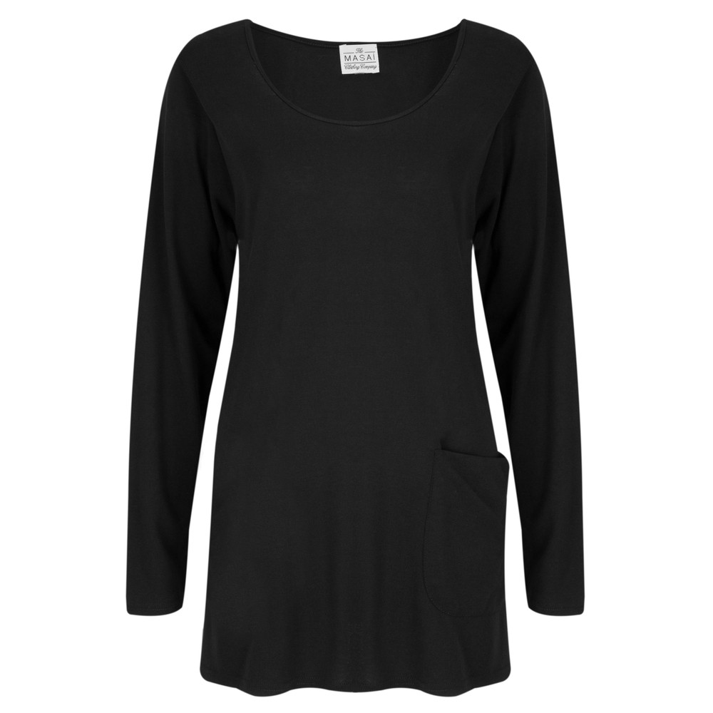 Masai Clothing Bodil Top in Black