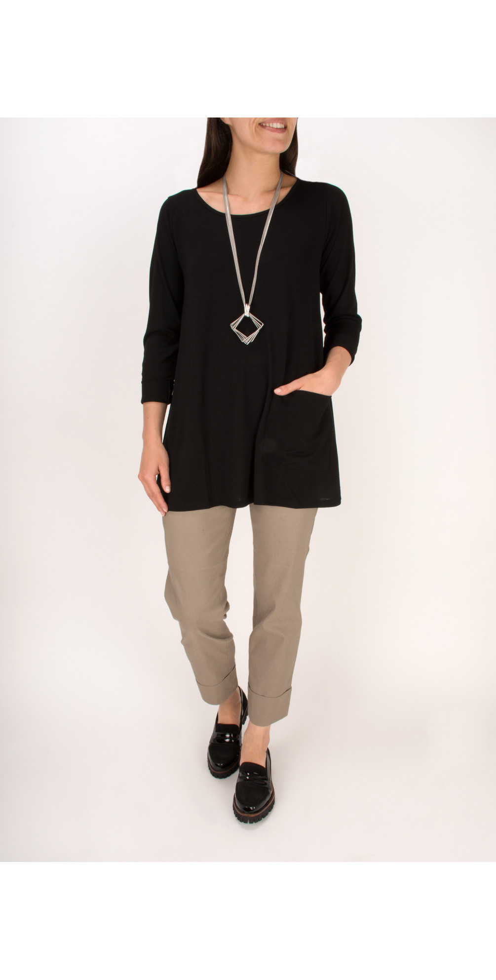 Masai Clothing Bodil Top in Black