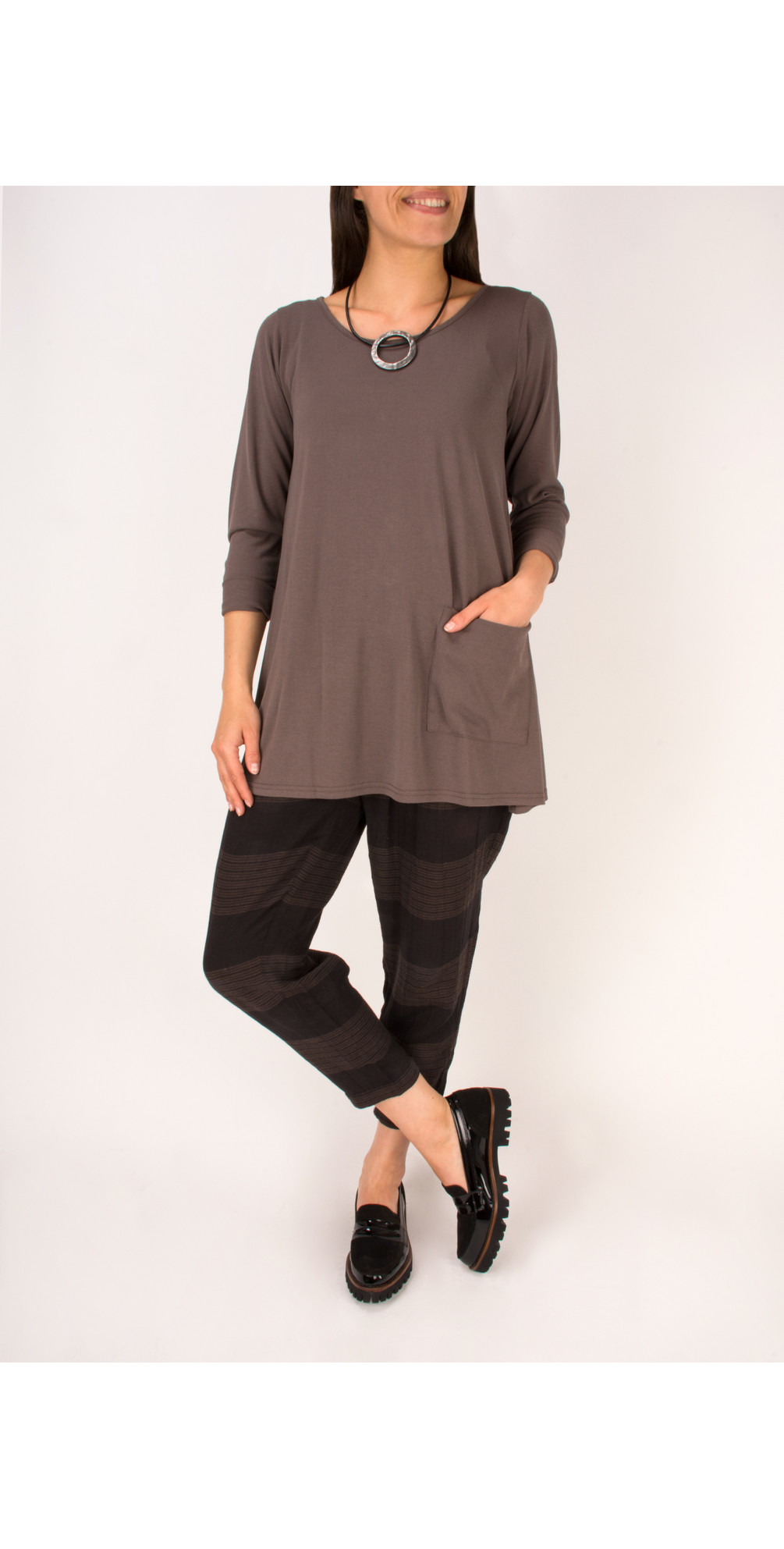 Masai Clothing Bodil Top in 401-Oak