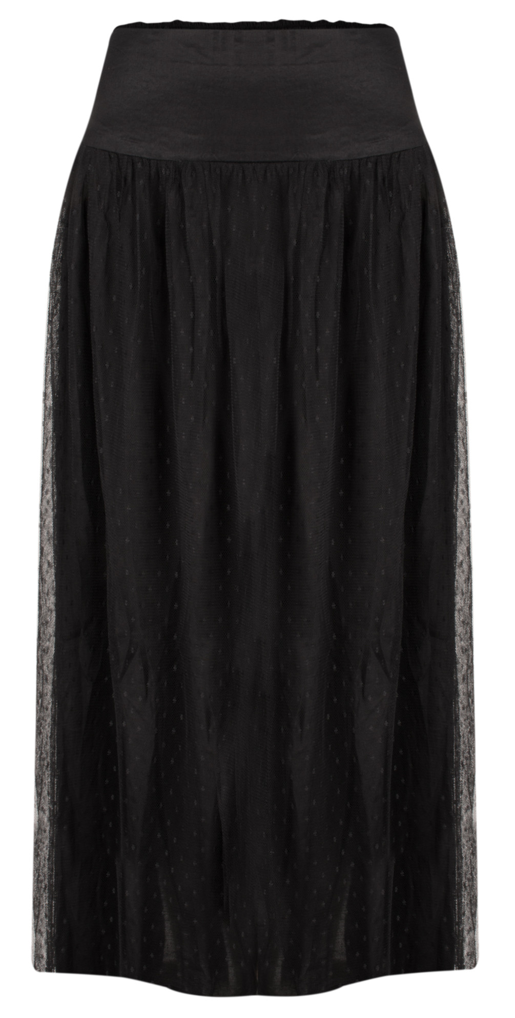 Masai Clothing Svea Net Skirt in Black