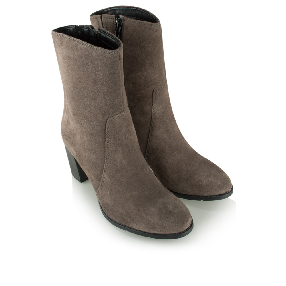 Tamaris Suede Ankle Boot in Anthracite