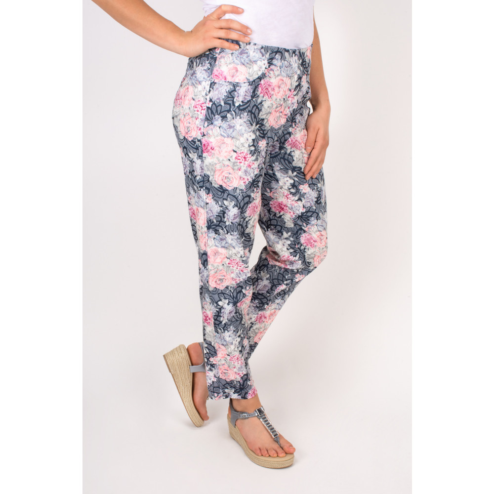 Robell Bella 09 Floral in Navy