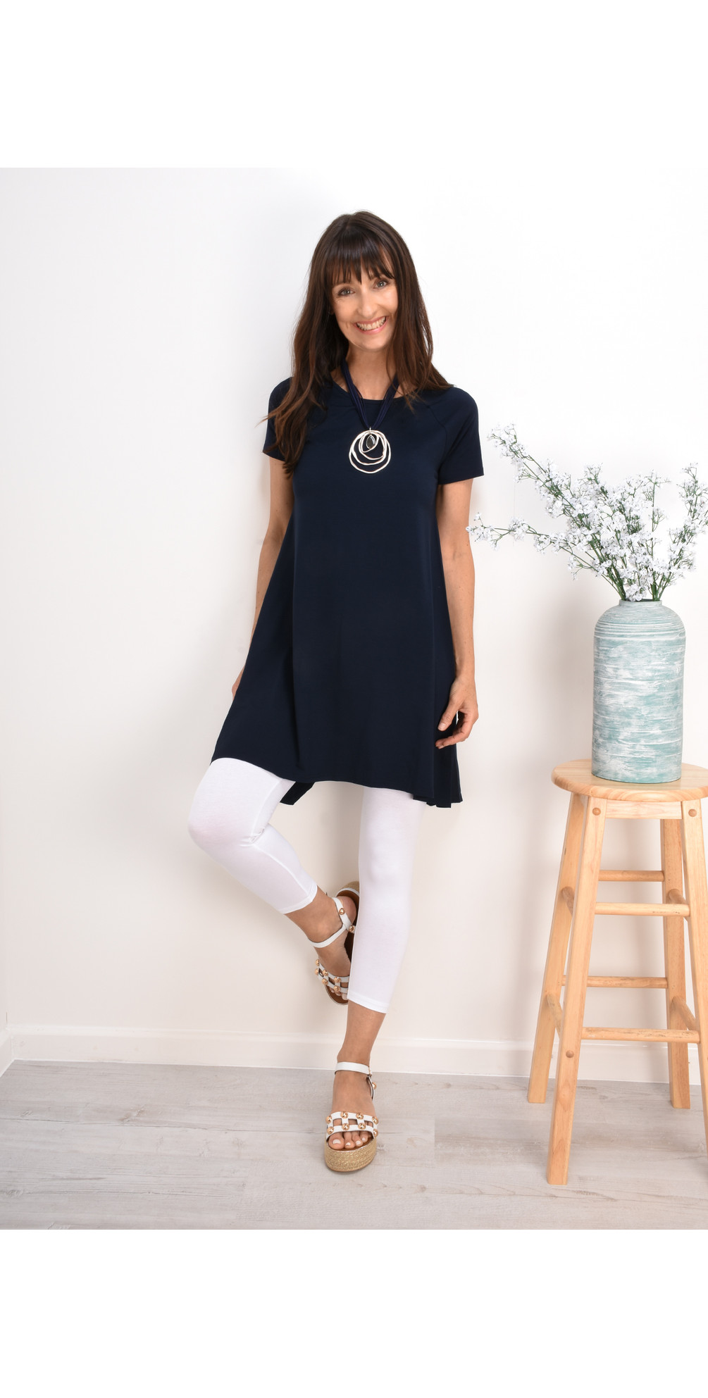 Masai Clothing Gean Tunic in Navy