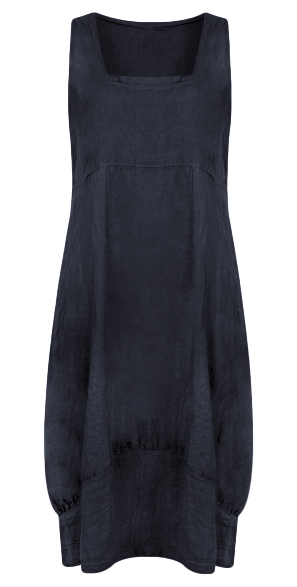 TOC Demelza Linen Dress in Navy