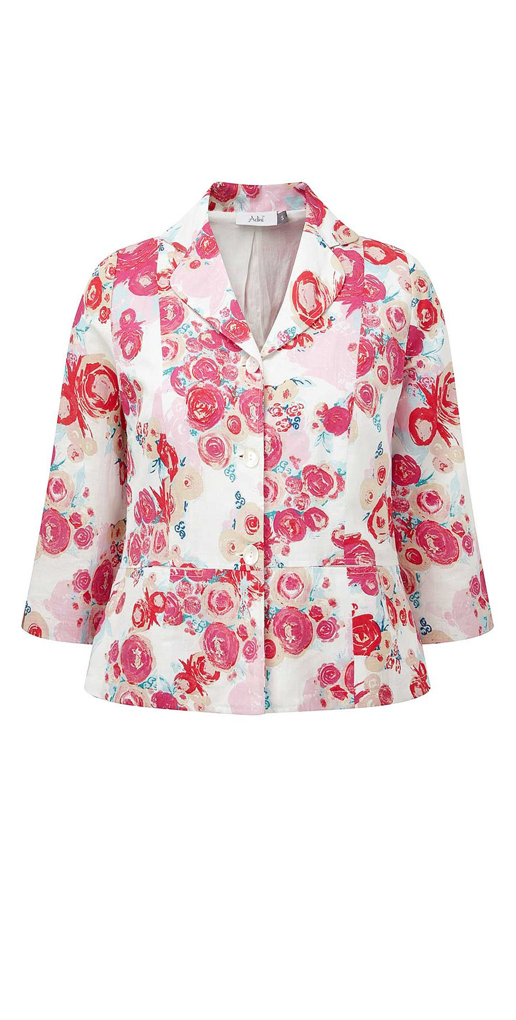 Adini Windsor Linen Riverside Jacket in Tearose