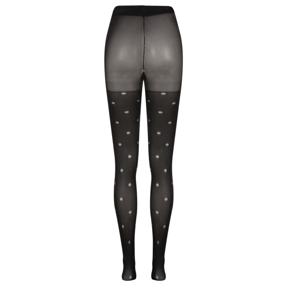 Sandwich Clothing Dotted Micro Tights in Black