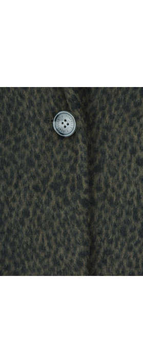 RINO AND PELLE Kala Leopard Coat in Urban Chic