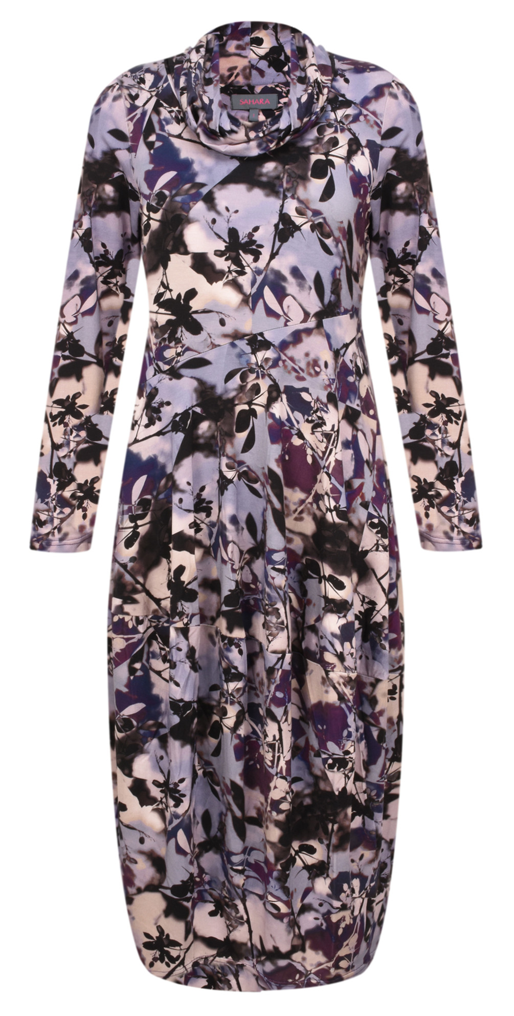 Sahara Shadow Flower Print Dress in Multi