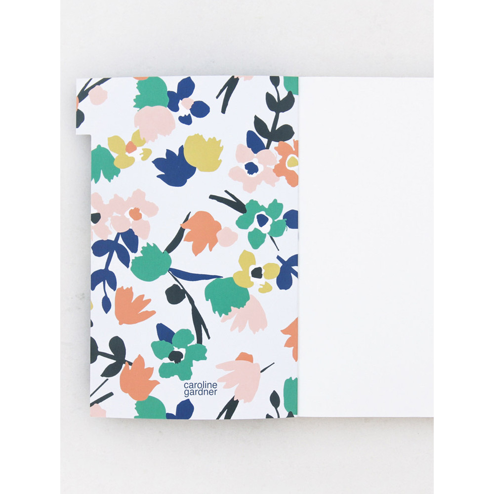 Caroline Gardner Multi Tab Notebook in Navy