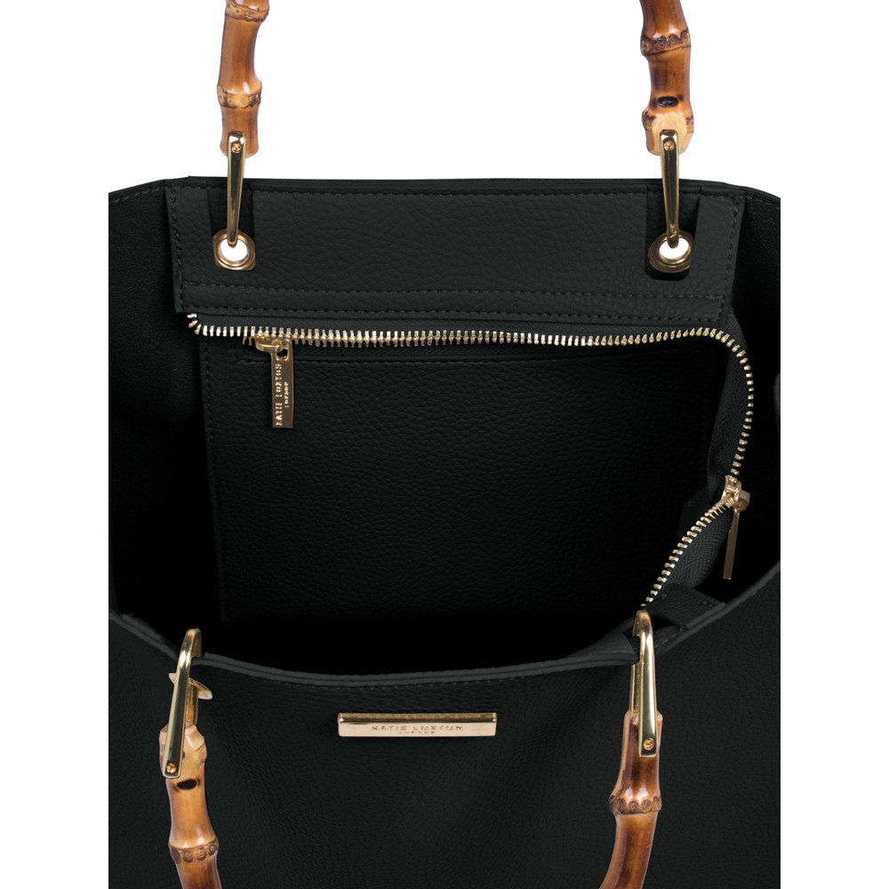 Katie Loxton Amelie Bamboo Handbag in Black