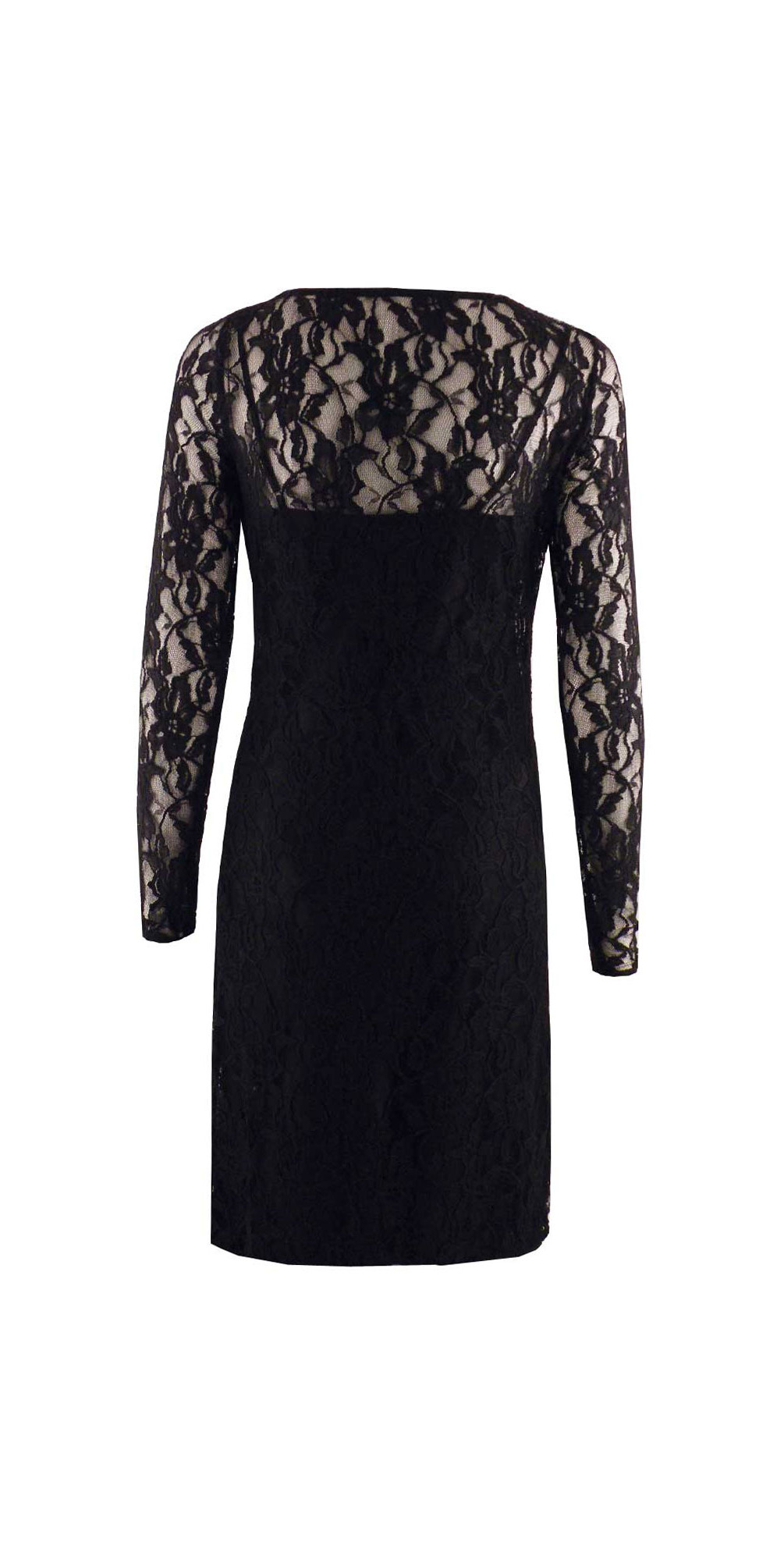 Stills Clothing Stretch Lace Dress in Black
