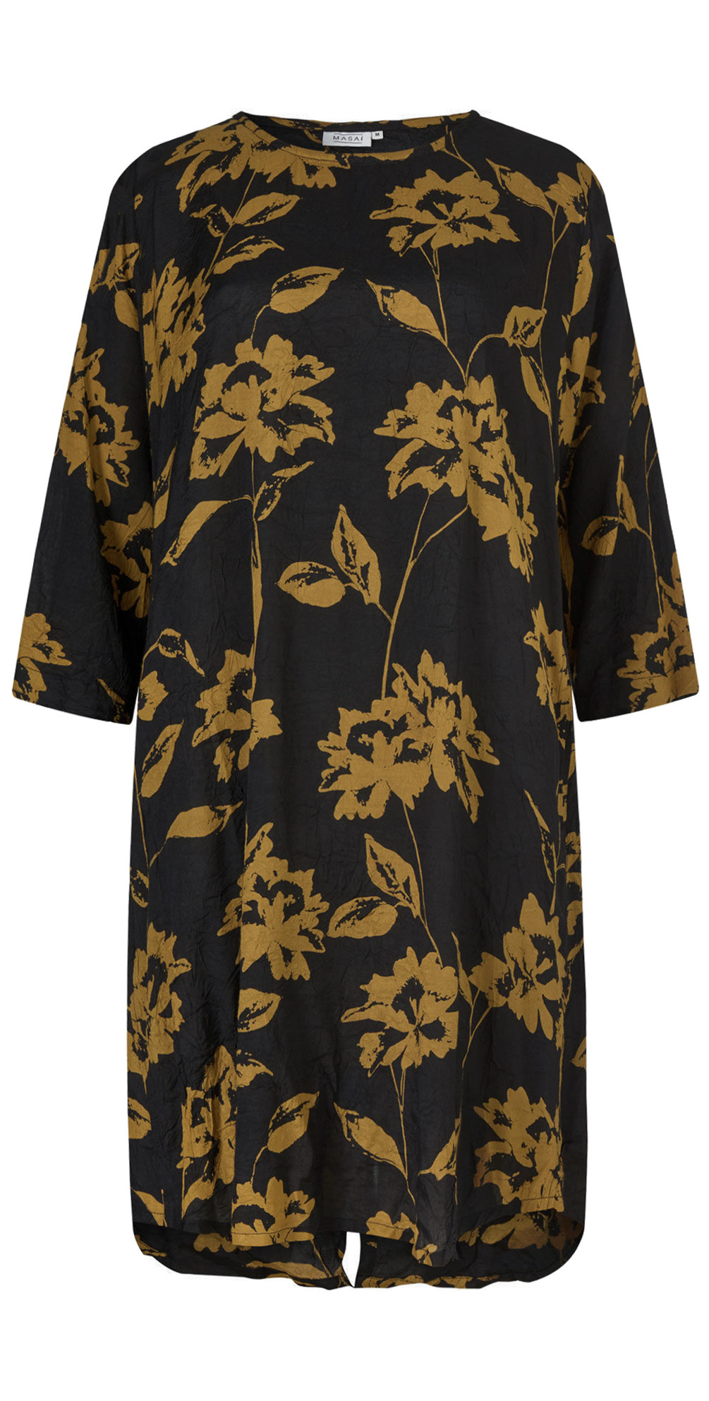 Masai Clothing Gonja Floral Tunic in Ginger Org