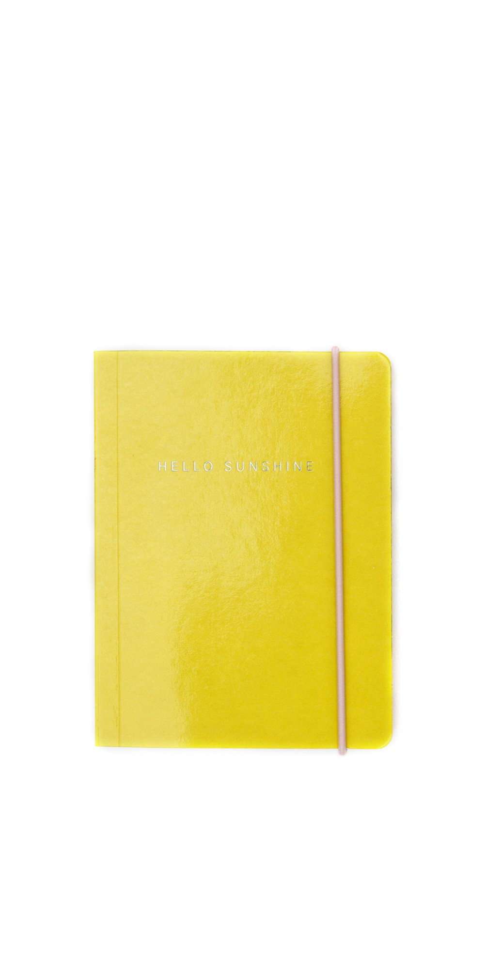 Caroline Gardner Yellow Patent Small Notebook in Yellow