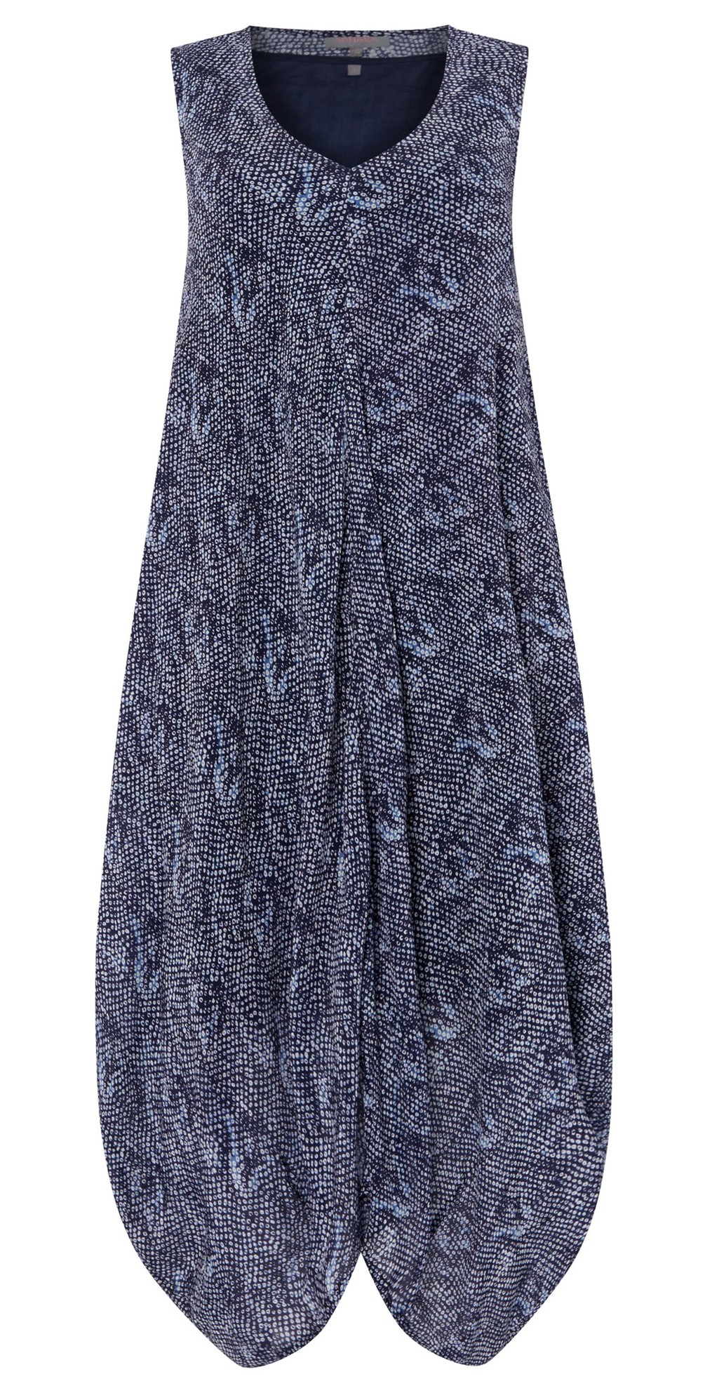 Sahara Bandini Print Bubble Dress in Night/Silver