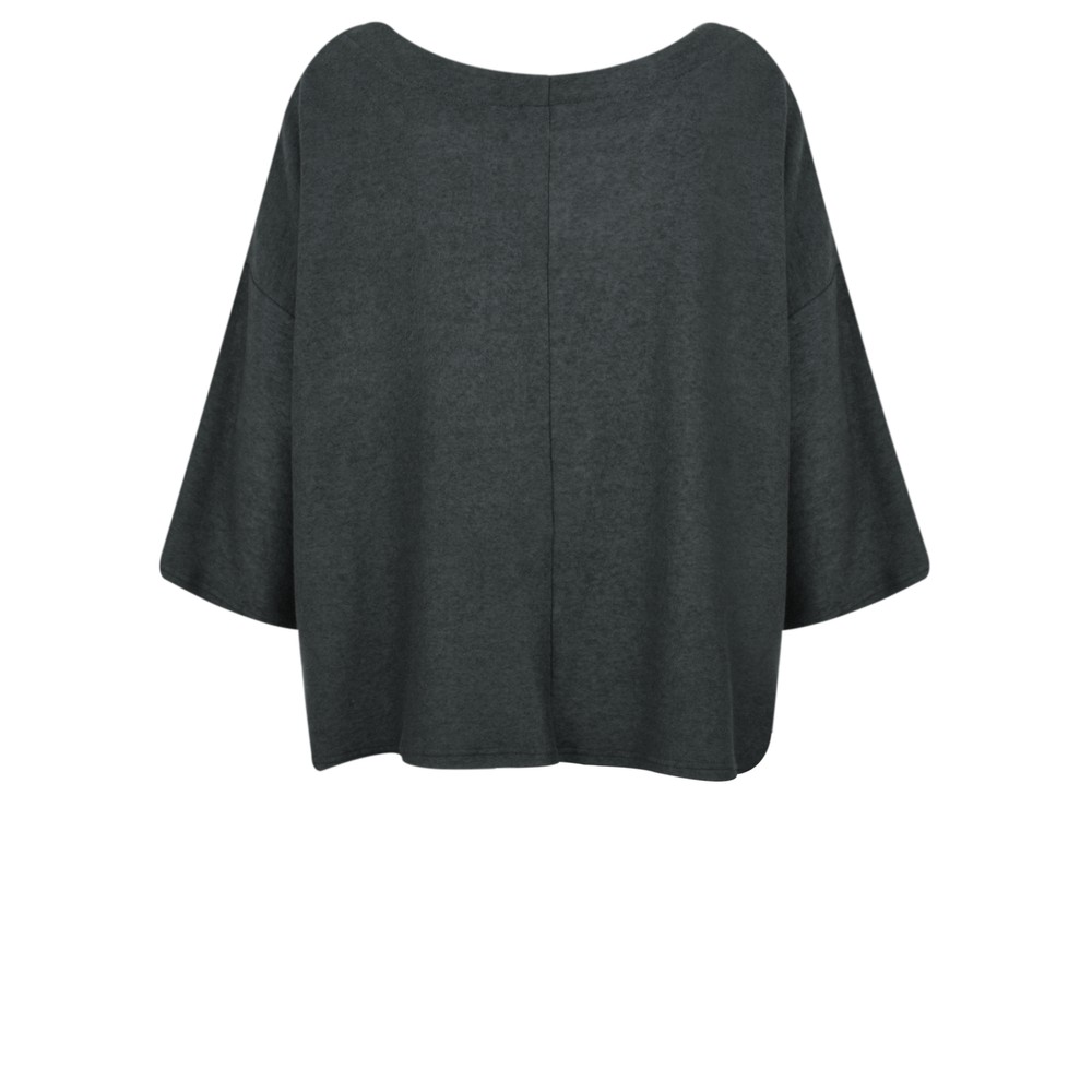 Thing Oversized Boxy Top in Anthracite