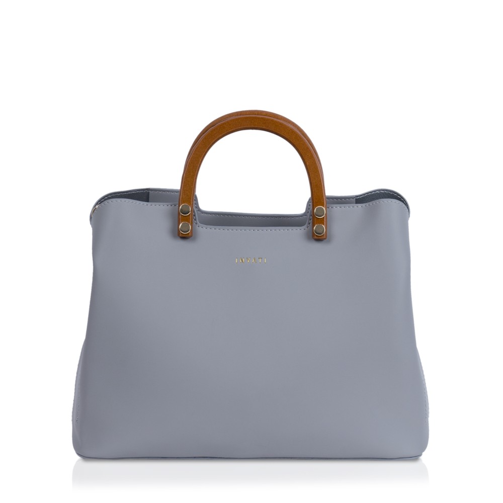 Inyati Inita Top Handle Bag in Mid Grey