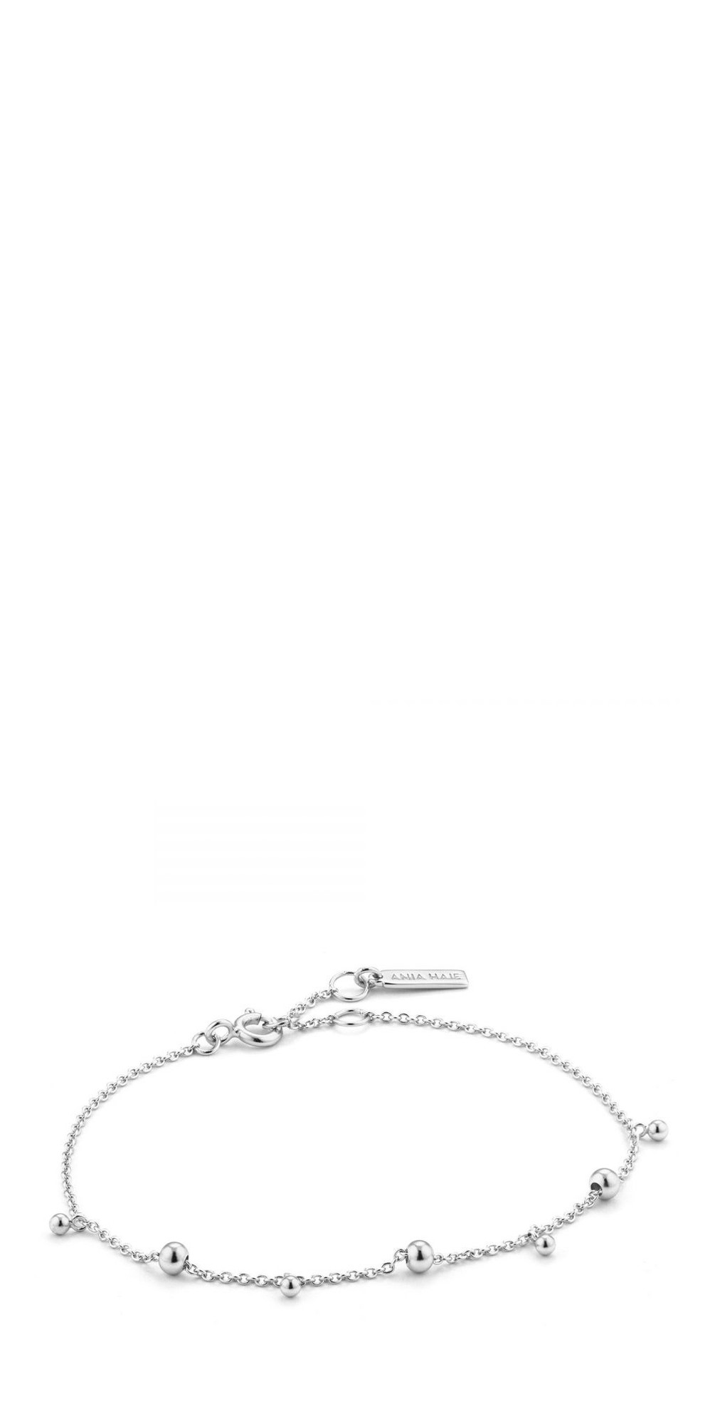 Ania Haie Modern Circle Bracelet in Silver