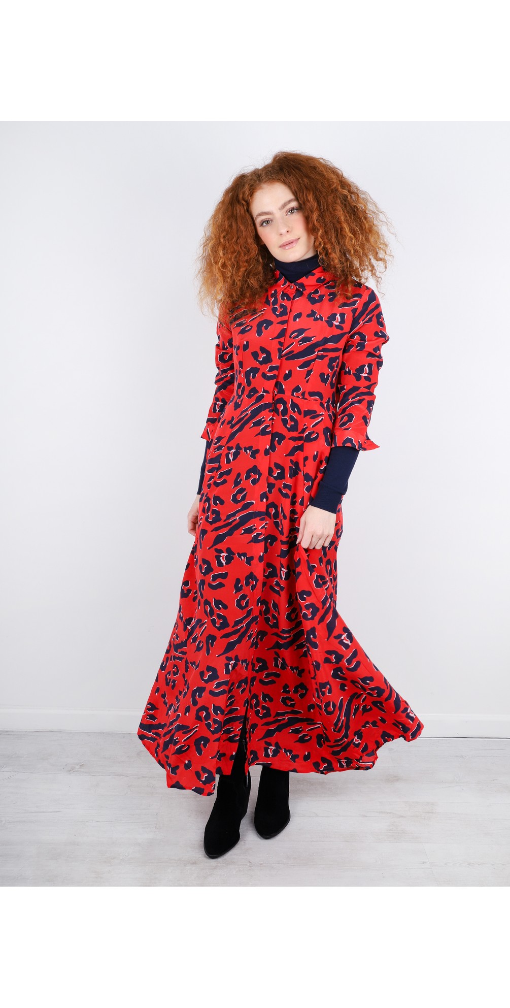 Mercy Delta Rosedene Dress in Leopard Fiesta