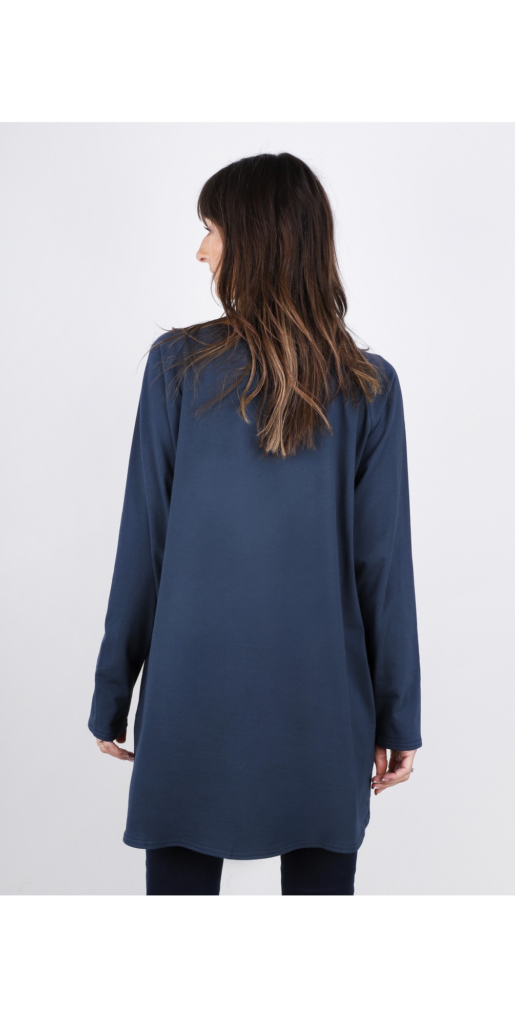 Chalk Robyn Star Top in Navy / Silver