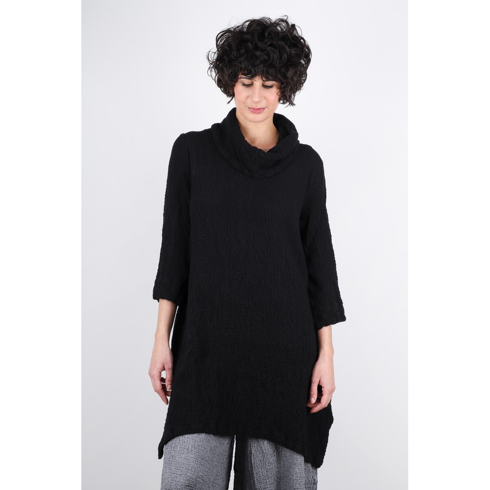 Grizas Marua Tunic Dress With Snood in Black