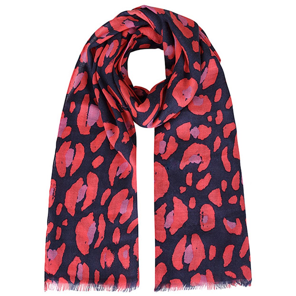 Mercy Delta Cashmere Wrap Scarf in Lynx Sea