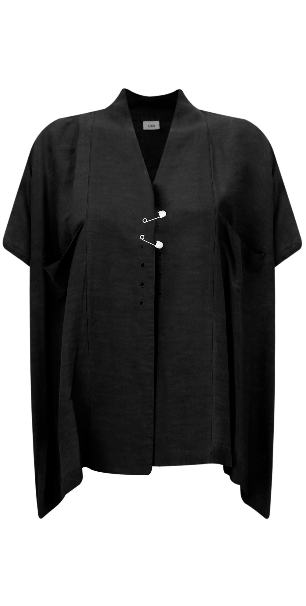 Crea Concept Safety Pin A-shape Jacket in Black