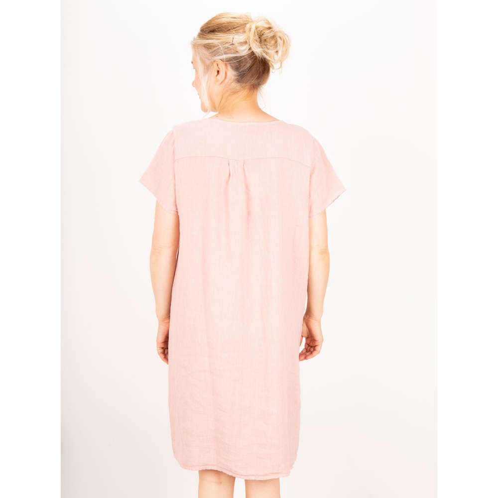 Amazing Woman Lexia Rose Linen Dress in Rose