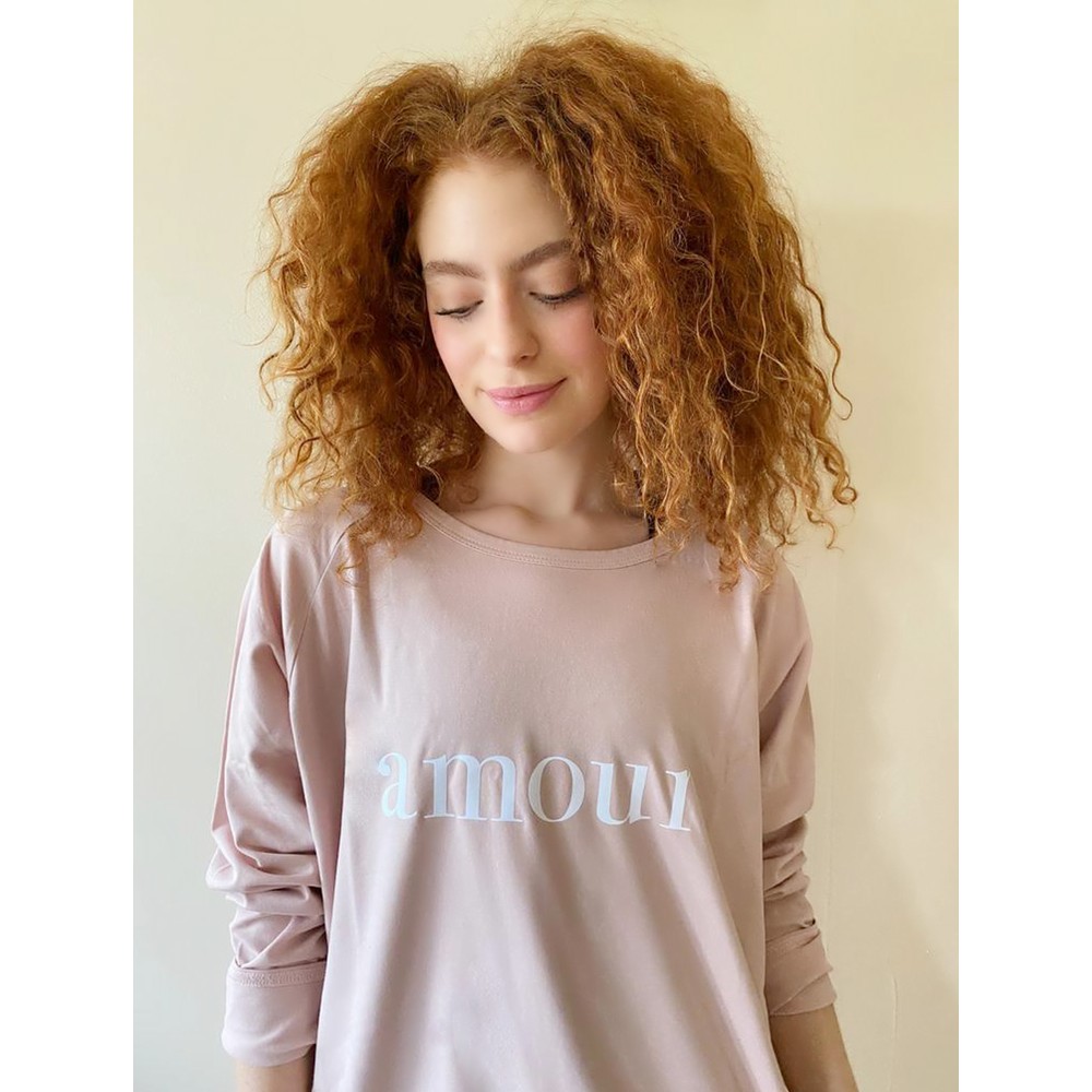 Chalk Robyn Amour Top in Pink / White