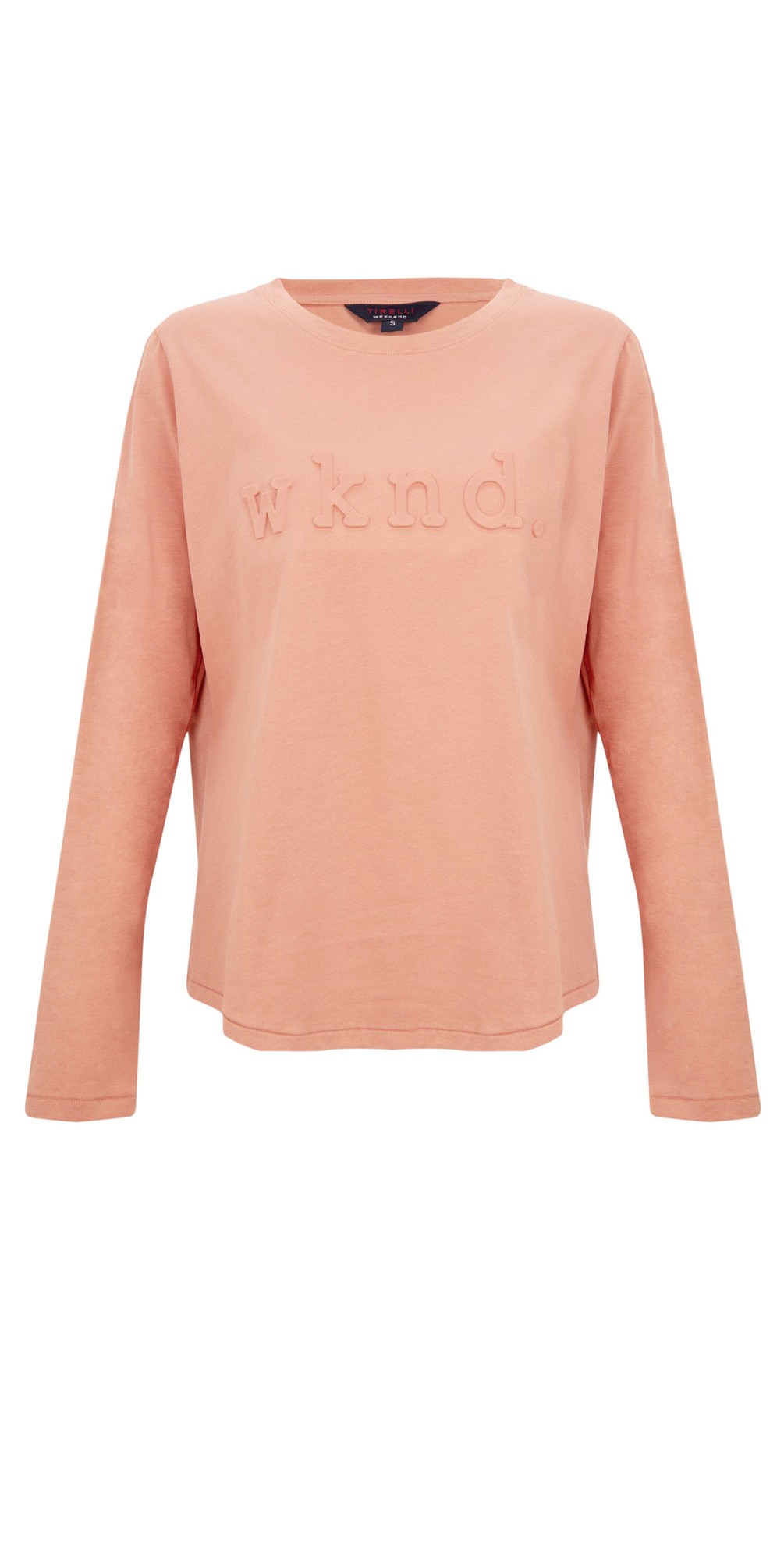 Tirelli Raised Wknd Long Sleeve T-shirt in Vintage Rose